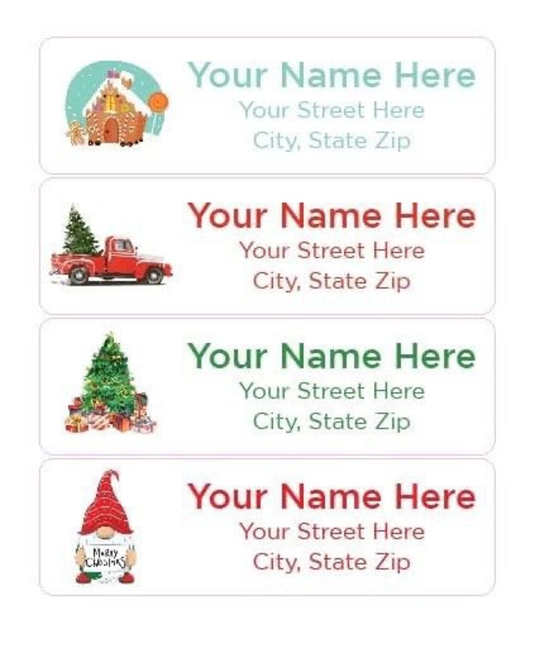 Custom Vinyl Address Labels - Etsy