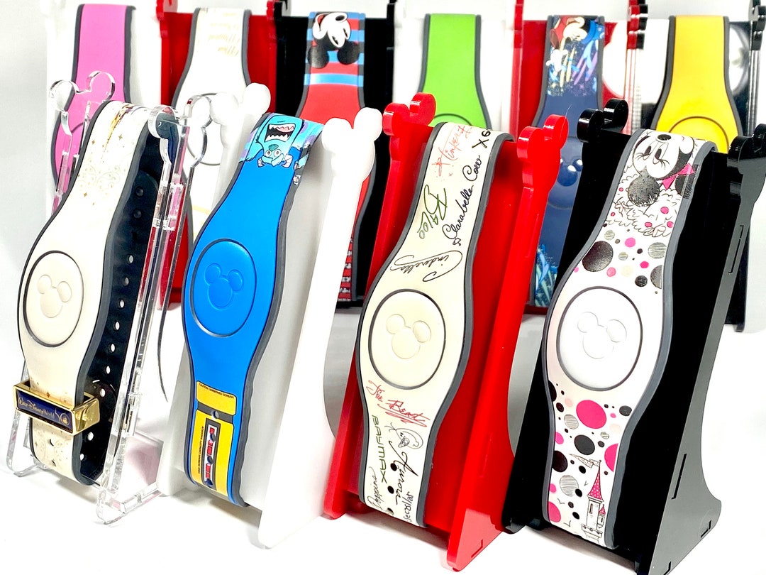 Disney Magic Bands Display Holder Stand | Acrylic | Choose a Color - Etsy