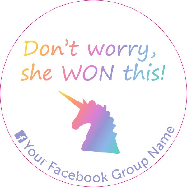 CUSTOMIZED she WON This Stickers for Lularoe - Etsy