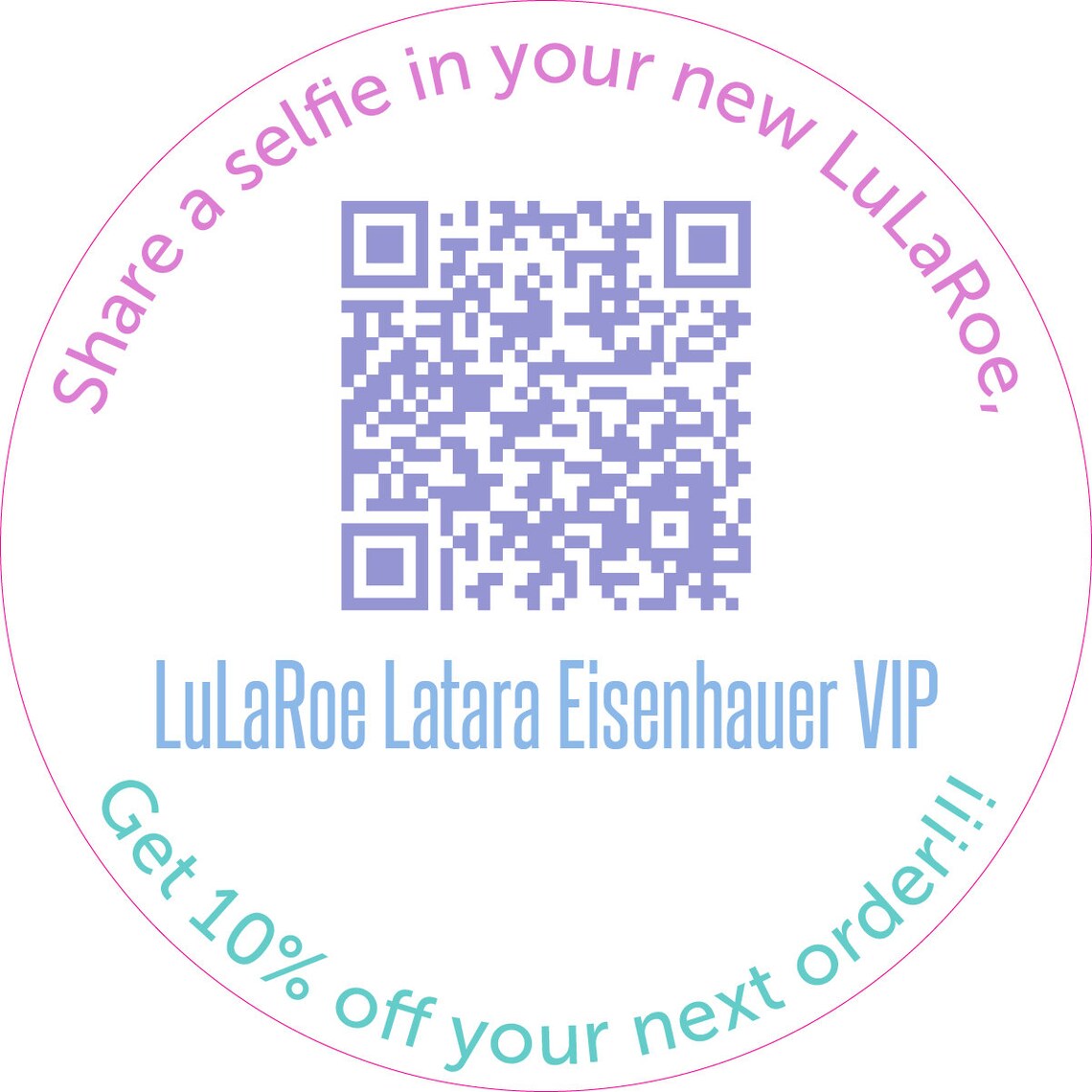 CUSTOMIZED QR Code selfie Decal Stickers for Color - Etsy