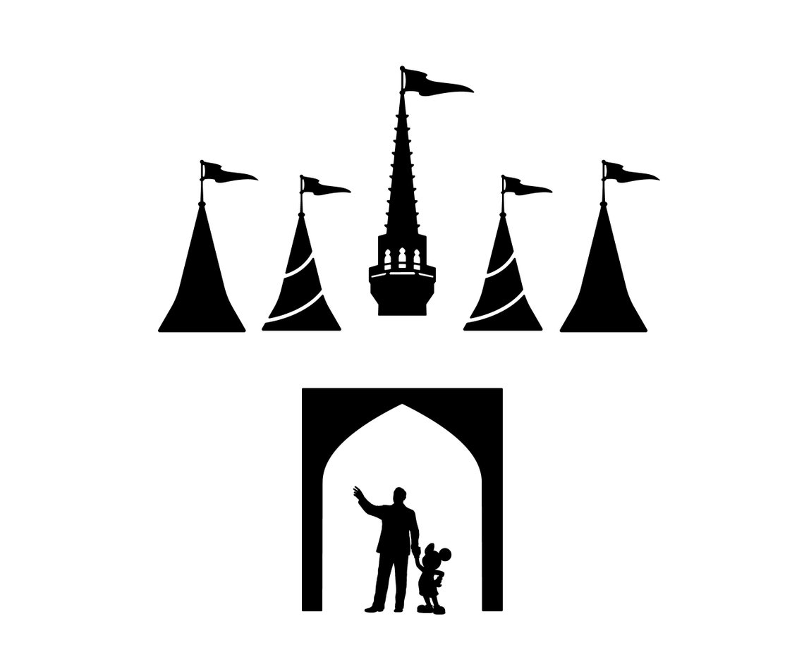 Disney Castle Wall Decal | New High Detail Premium Design | Disney ...