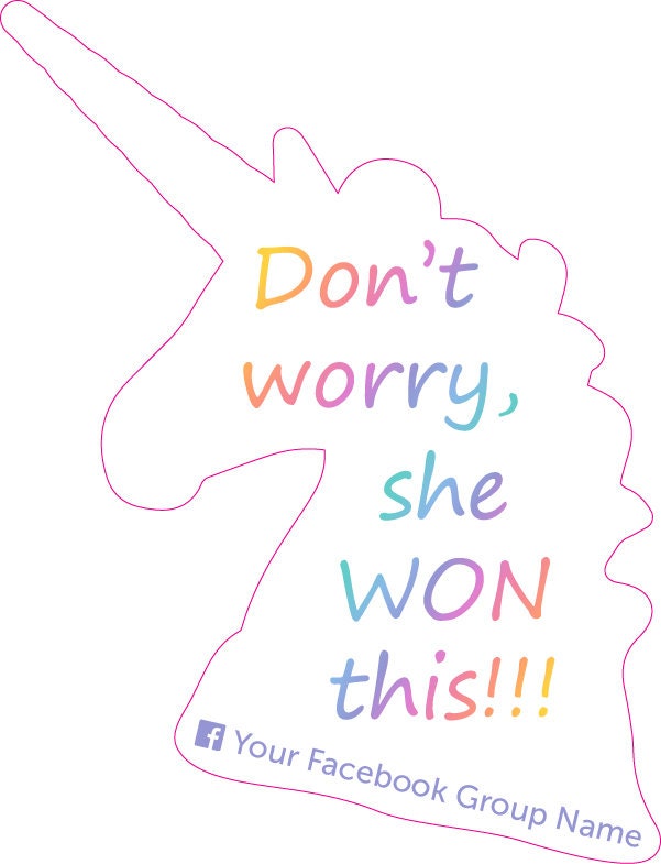 CUSTOMIZED she WON This Stickers for Lularoe - Etsy