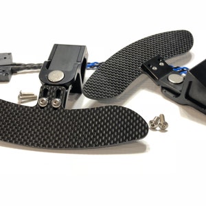 Sim Racing Paddle Shifters Set Made From Aluminum and Carbon Fiber - Etsy