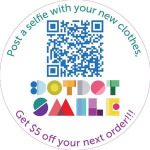 CUSTOMIZED QR Code selfie Decal Stickers for Color - Etsy