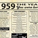 1959 Facts Newspaper Style, What Happened in 1959, 1959 Year You Were ...