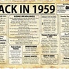 Back in 1989 Newspaper Style Poster, Born in 1989, 1989 Birthday ...