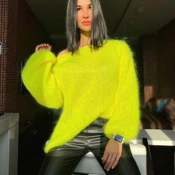 Mohair Sweater Etsy
