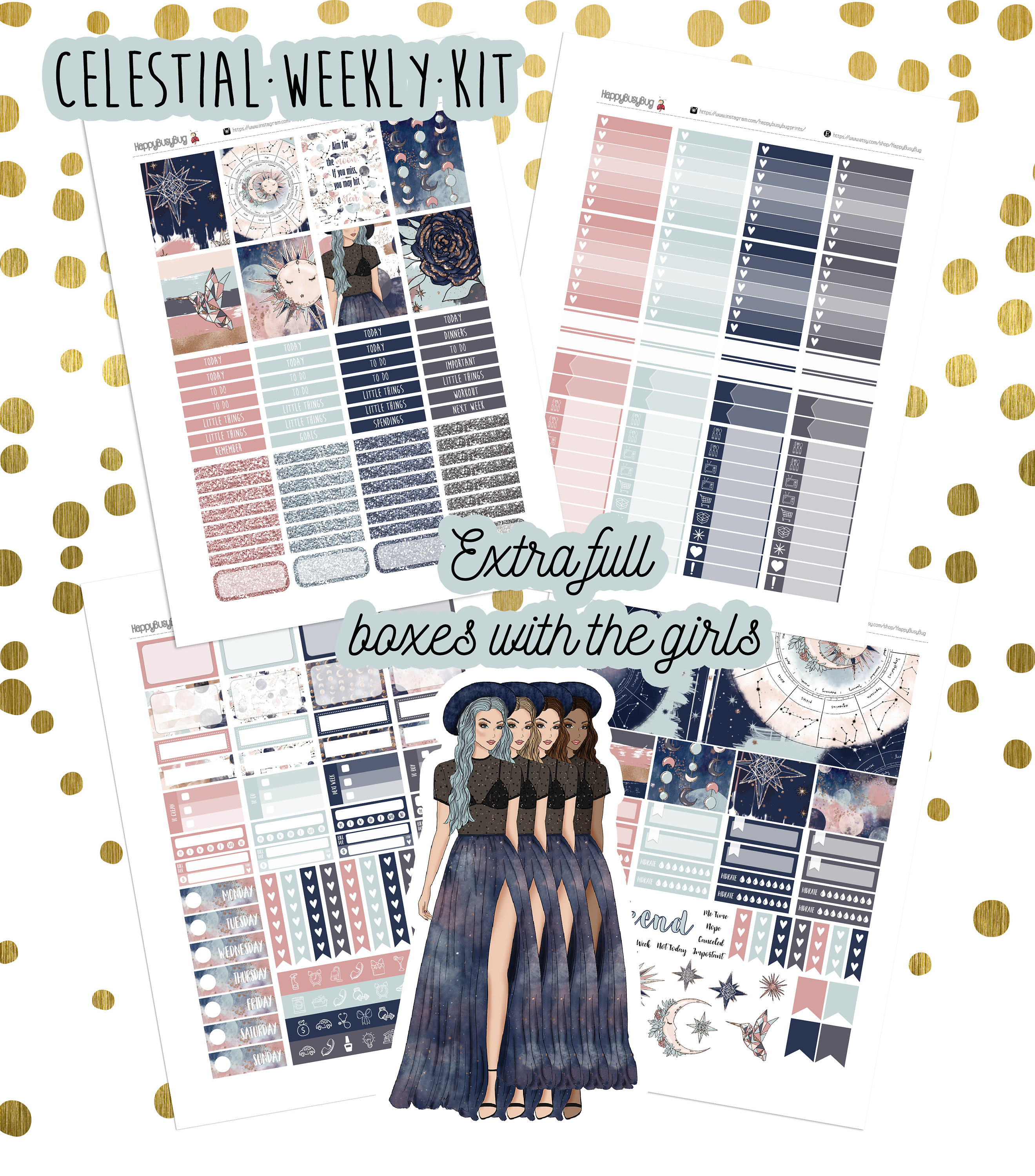 Digital Planning Silhouette Cut Files Download & Print Printable ...