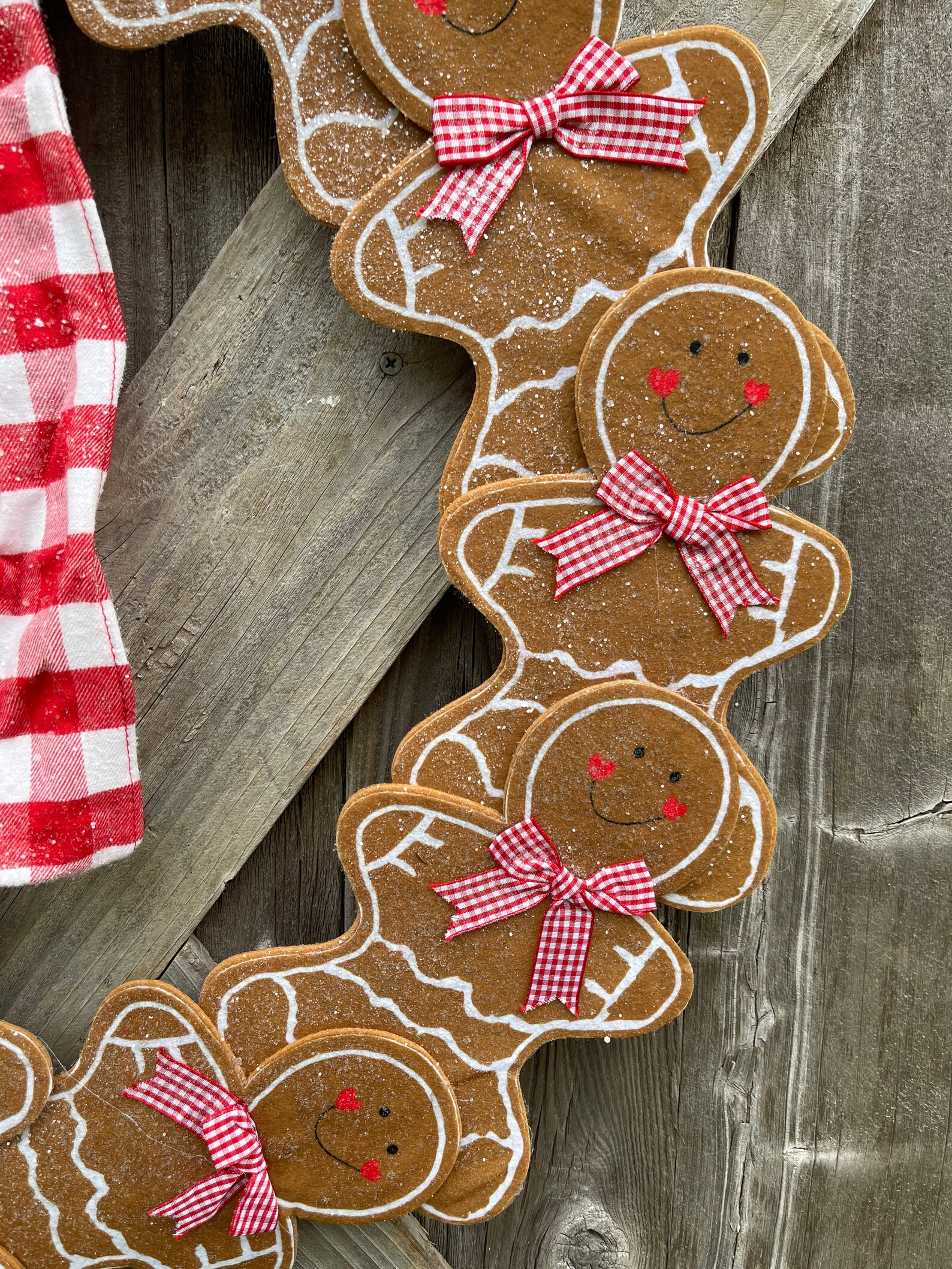 Gingerbread Wreath Gingerbread Christmas Wreath - Etsy