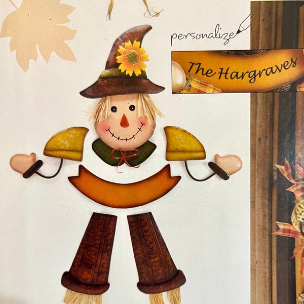 Scarecrow Wreath Kit - Etsy
