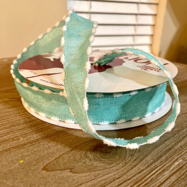 Aqua Ribbon - Etsy