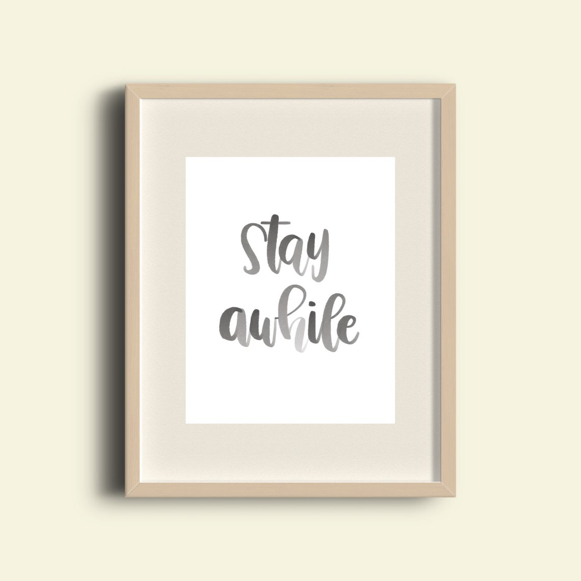 Stay Awhile Print- Stay Awhile Sign- Stay Awhile- Instant Download ...