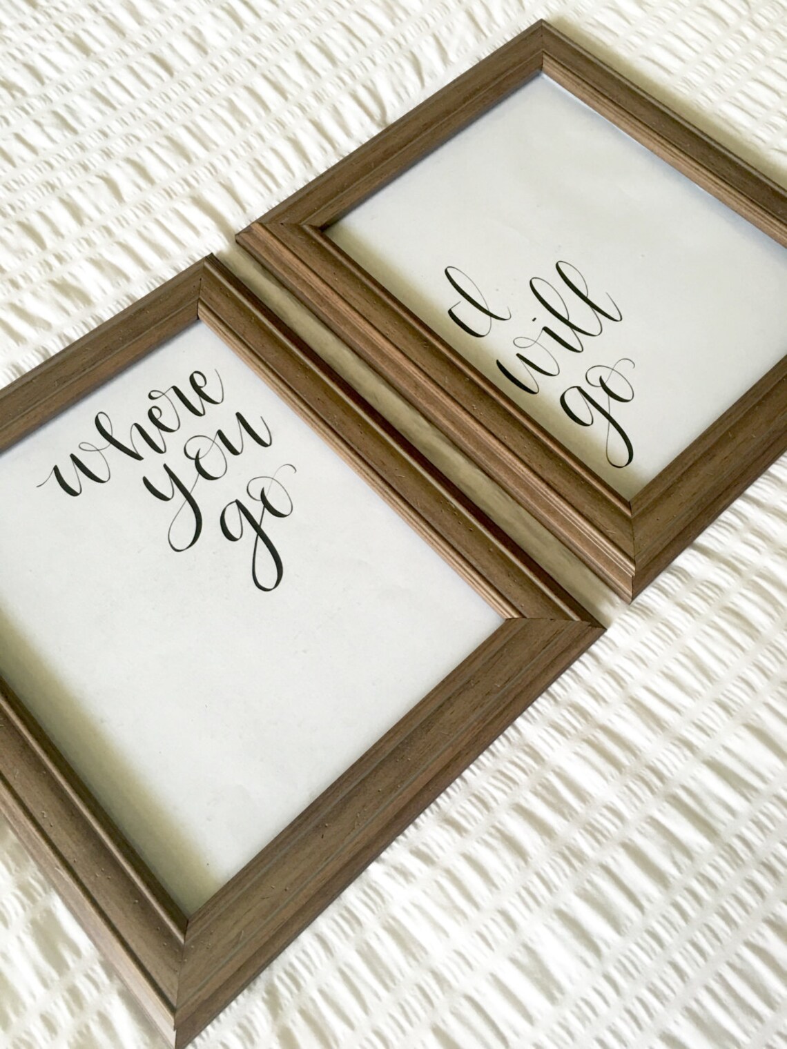 Bible Verse Wall Art- Where You Go, I Will Go- Where You Go, I Will Go ...