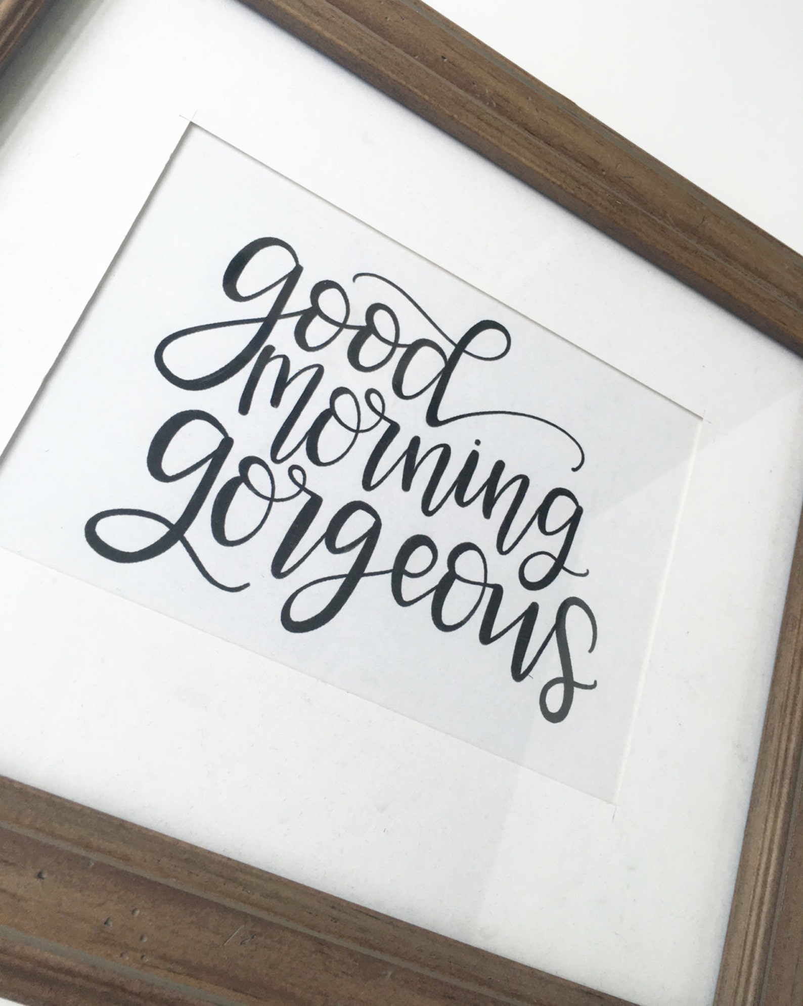 Good Morning Gorgeous & Hello There Handsome Digital - Etsy