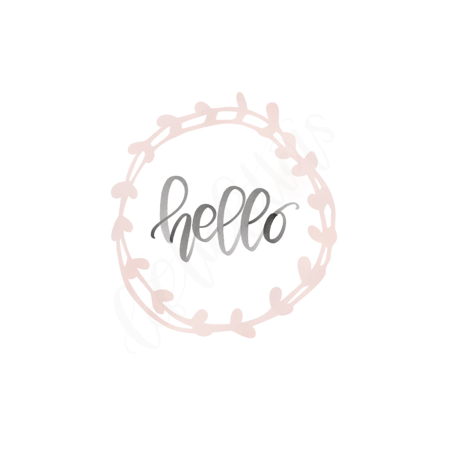 Instant Download Hello Printable Hello Sign Guest Room Decor Gallery ...