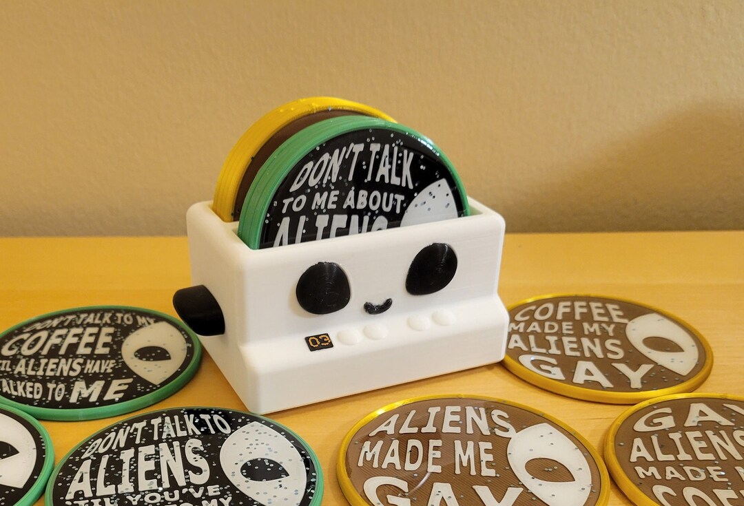 Alien Toaster Coaster Holster coasters Sold Separately - Etsy