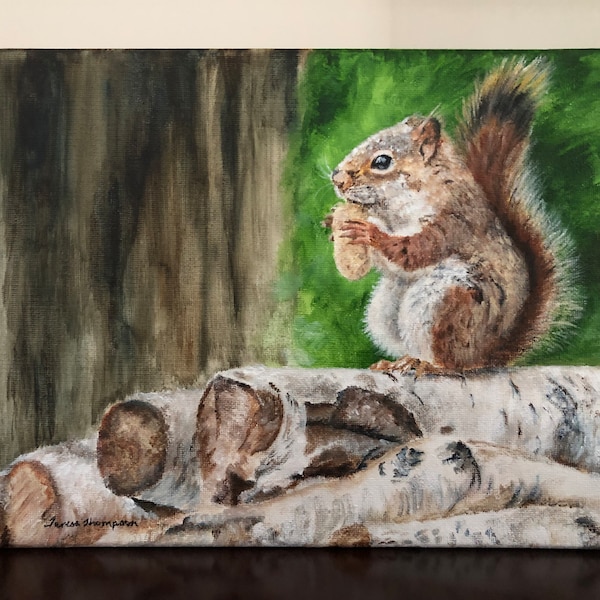 Woodland Critter Art - Etsy