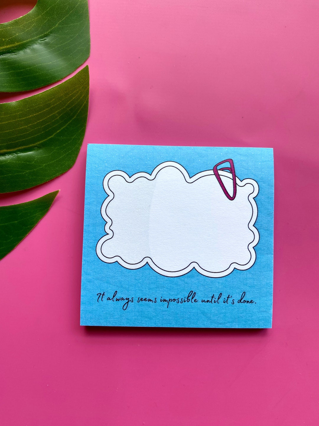 Inspirational Post-it Note 3x3 50 Sheets Sticky Notepad - Etsy