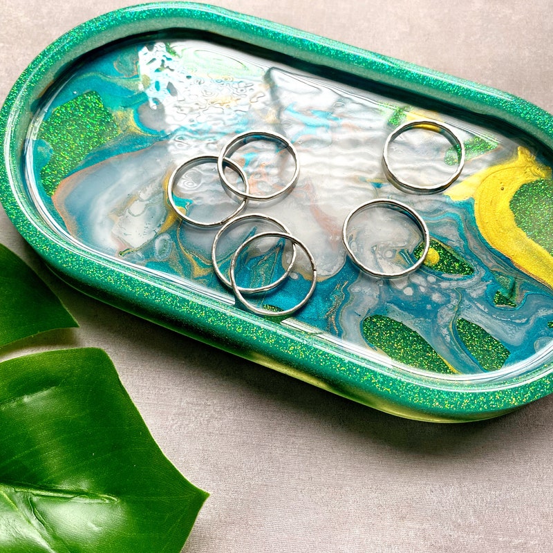 Fluid Art Tray - Etsy