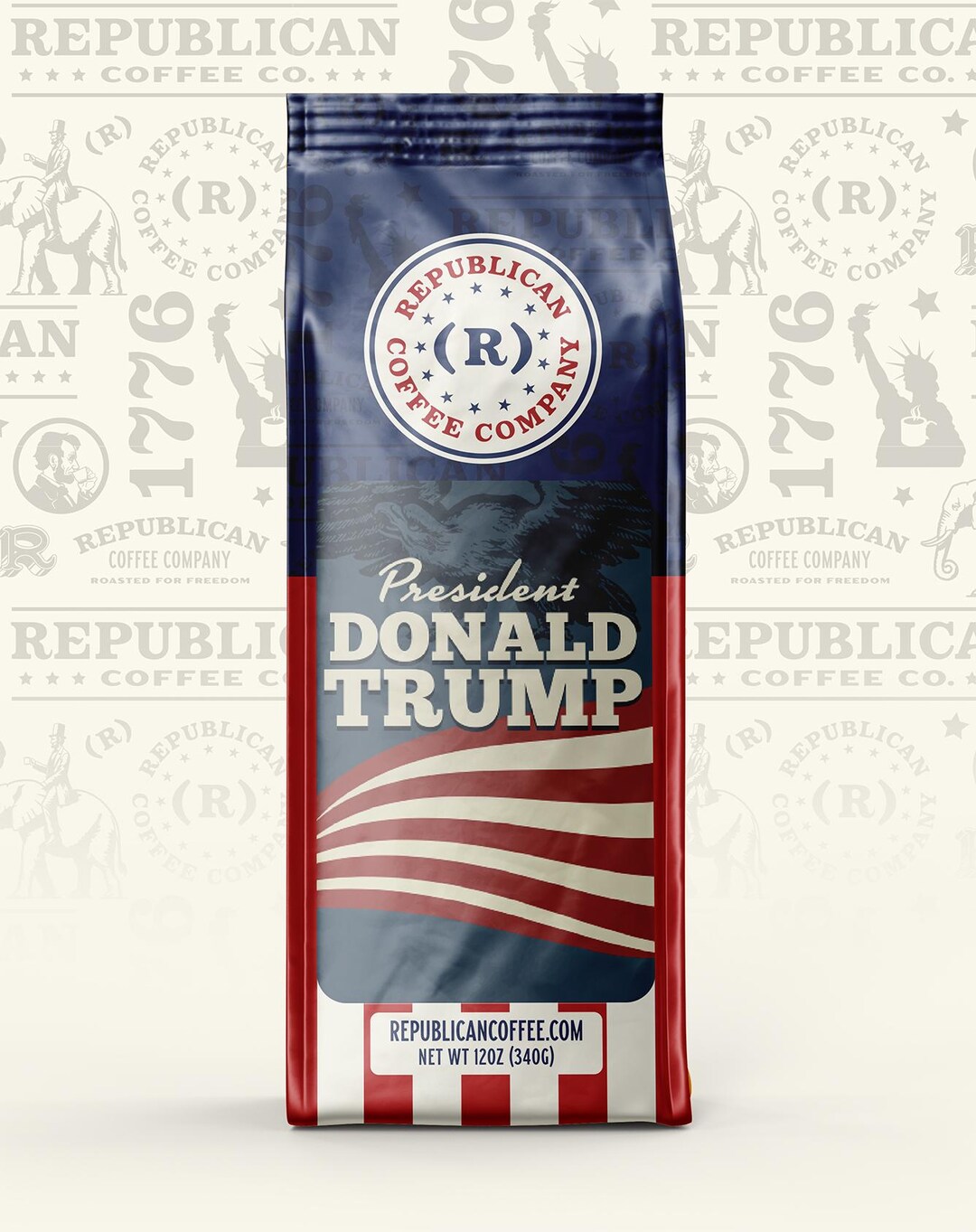 President Trump Coffee, Republican Coffee Gift, 12oz, Memorial Day ...