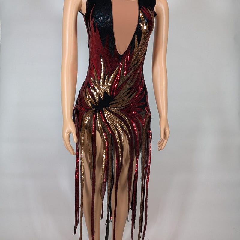 Burlesque Inspired Dress - Etsy