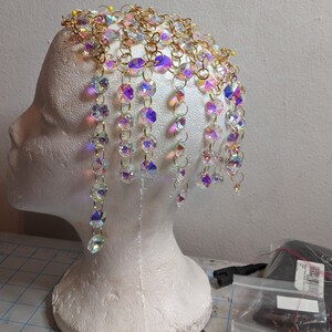 Cascading Gems Drag Burlesque Headpiece - Etsy