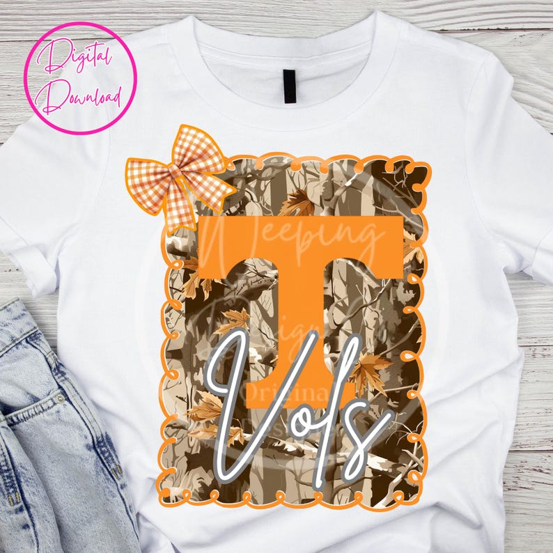 TN VOLS Camo Frame PNG, Digital File Only - Etsy