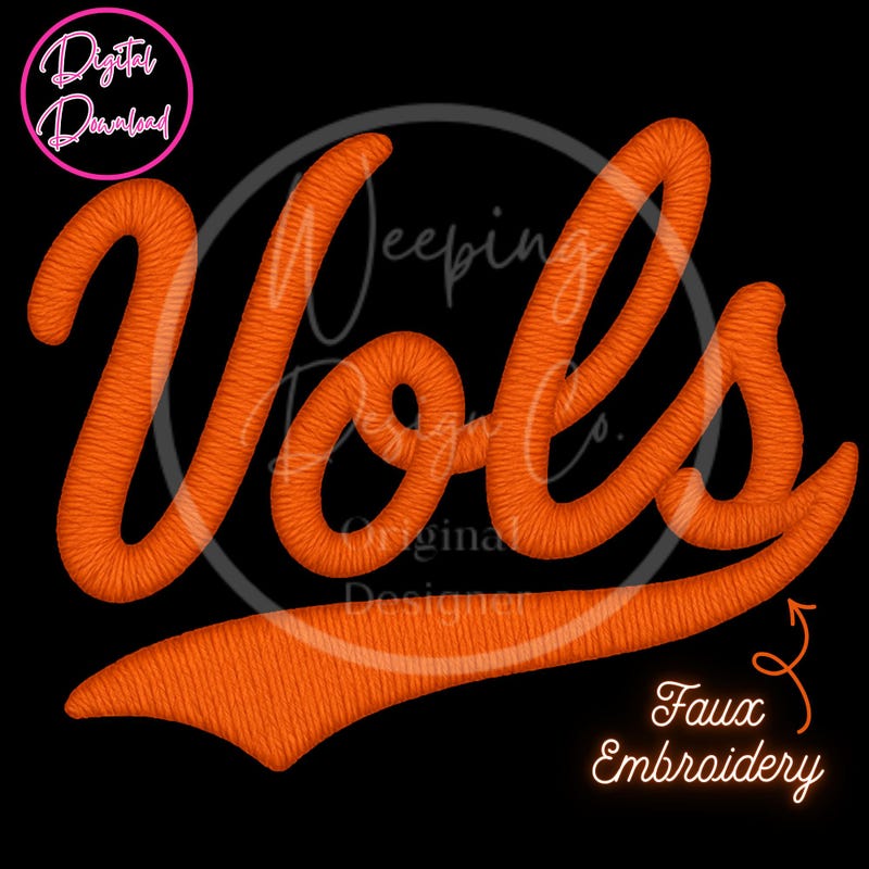 Vols Embroidery - Etsy