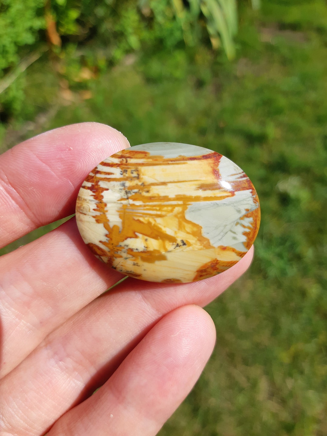Picture Jasper Cabochon, Owyhee Landscape Jasper From Oregon - Etsy