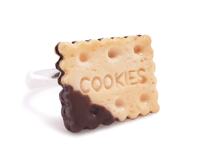 Chocolate Sandwich Cookie Biscuit Ring Kawaii Sweet Lolita | Etsy