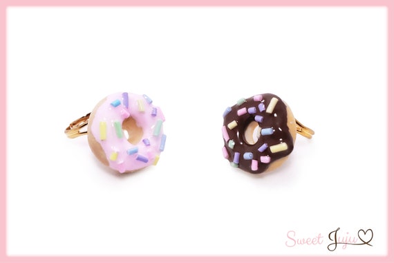 Sweet Sprinkled Doughnut Ring Kawaii Lolita Fashion Donut - Etsy