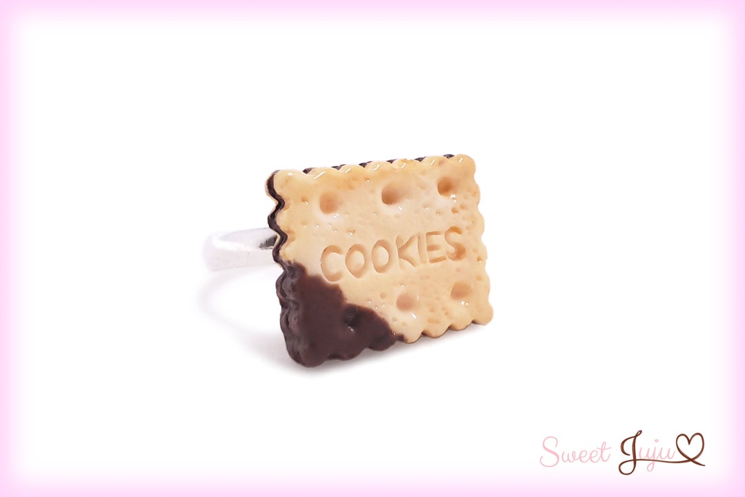 Chocolate Sandwich Cookie Biscuit Ring Kawaii Sweet Lolita - Etsy