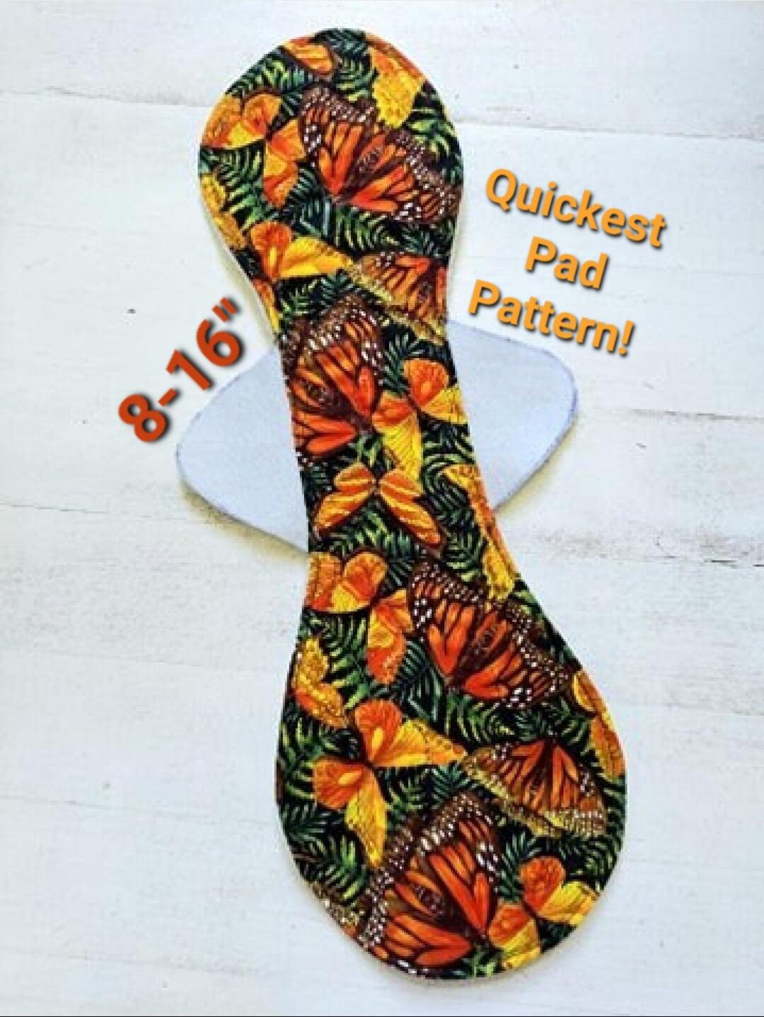 Easy Wing Cloth Pad Sewing Pattern SET- 8-16"!! 2.5" Snap Width - Etsy