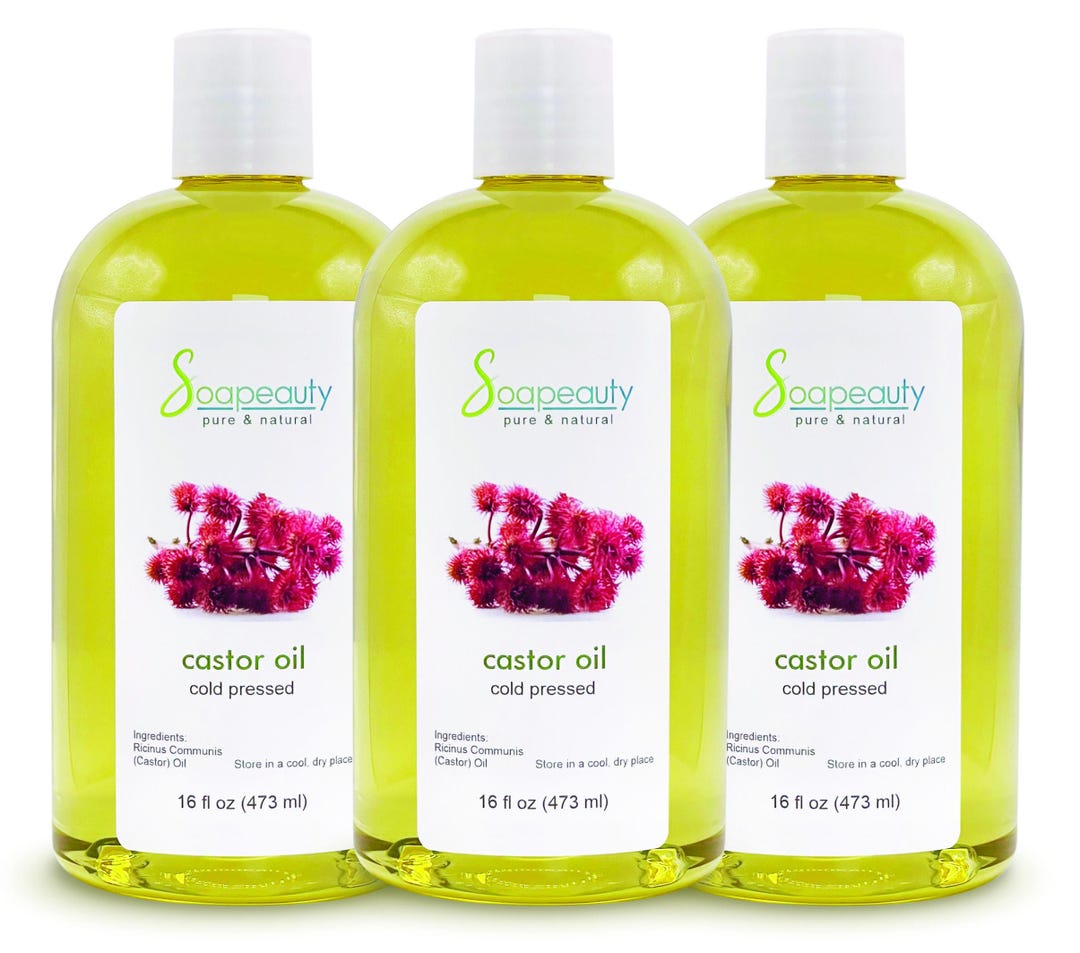 CASTOR OIL USP Grade Carrier Cold Pressed Pure Hexane Free 4 Fl Oz to 7 ...