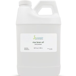 RICE BRAN Oil Cold Pressed 100% Pure Natural PURE - Etsy