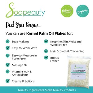 PALM KERNEL Oil FLAKES Natural Pure for Soaps Cosmetics - Etsy