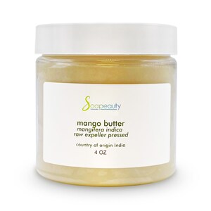 RAW MANGO BUTTER Natural 100% Pure - Etsy