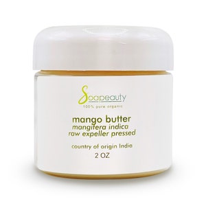 RAW MANGO BUTTER Natural 100% Pure Organic - Etsy
