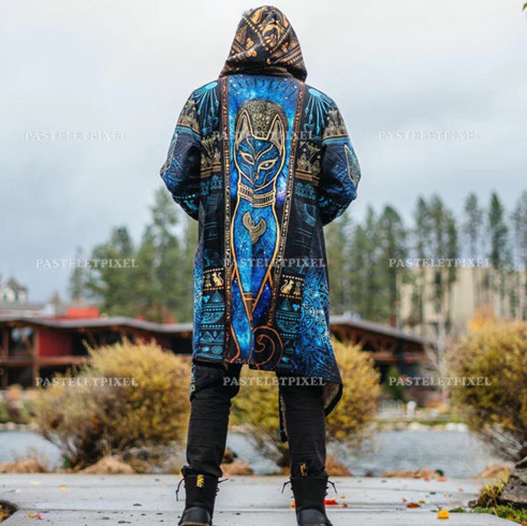 Bastet 3D All Over Printed Hooded Cloak, Bastet Hooded Coat, Bastet ...