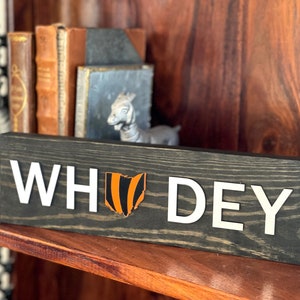 Bengals Football, Cincinnati Bengals Wood Sign, Who Dey, Oh Home Sign ...