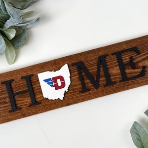 Dayton Flyers Wood Sign, Gift for Dayton Ohio Fan, Ohio Home Decor ...