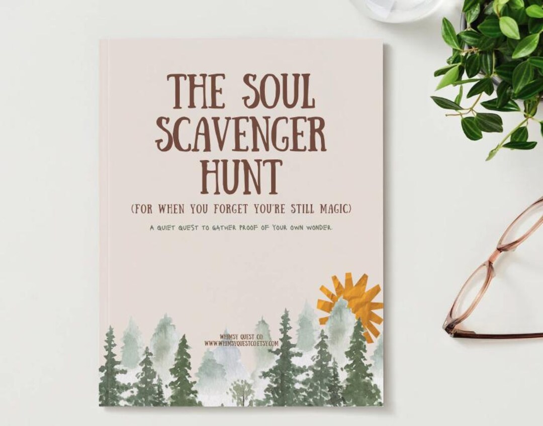 The Soul Scavenger Hunt | Whimsical Printable Journal & Self-discovery ...