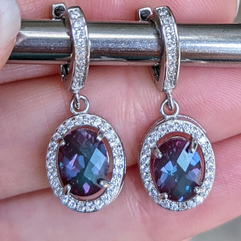 Russian Alexandrite Earrings - Etsy