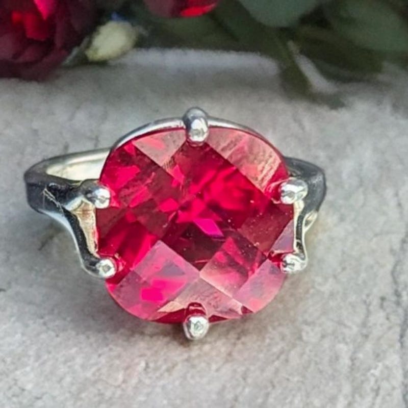 Red Ruby Ring - Etsy
