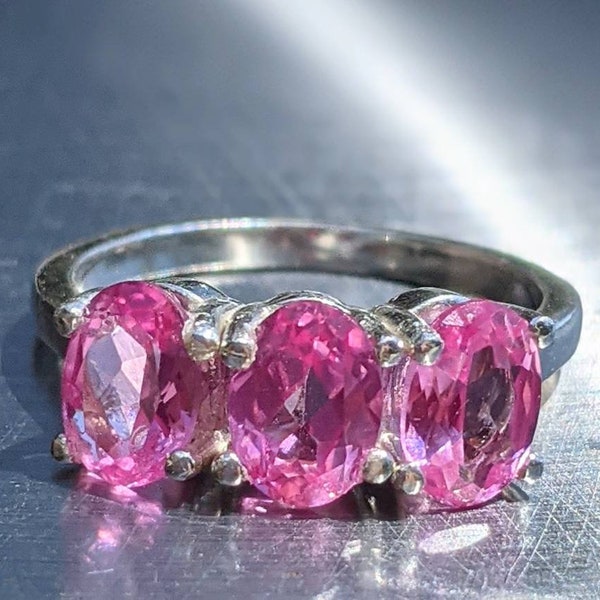 Pink Stone Ring - Etsy