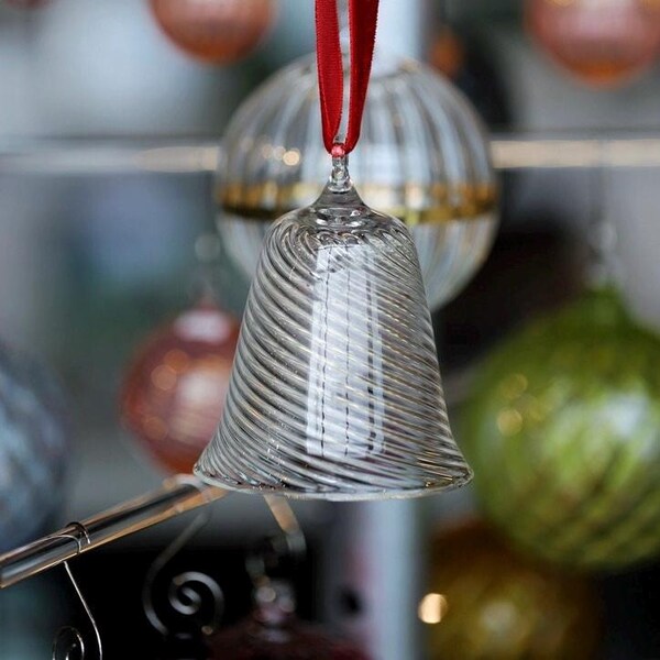 Glass Bell Ornament - Etsy