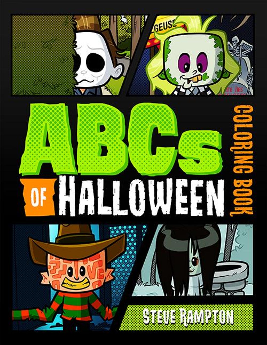 Abcs of Halloween Coloring Book - Etsy
