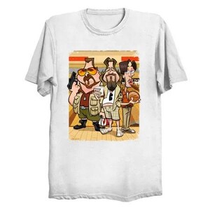 Let's Go Bowling pop Art Lebowski T-shirt Comedy Caricature Shirt Tee ...