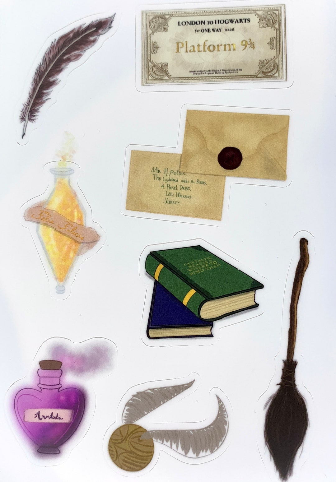 Magical Sticker Sheet - Etsy
