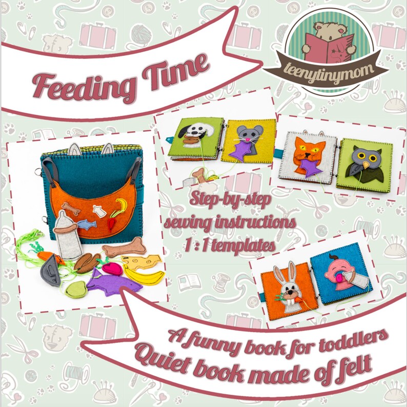 Funny Quiet book for toddler Activity book pattern pdf - Etsy.de